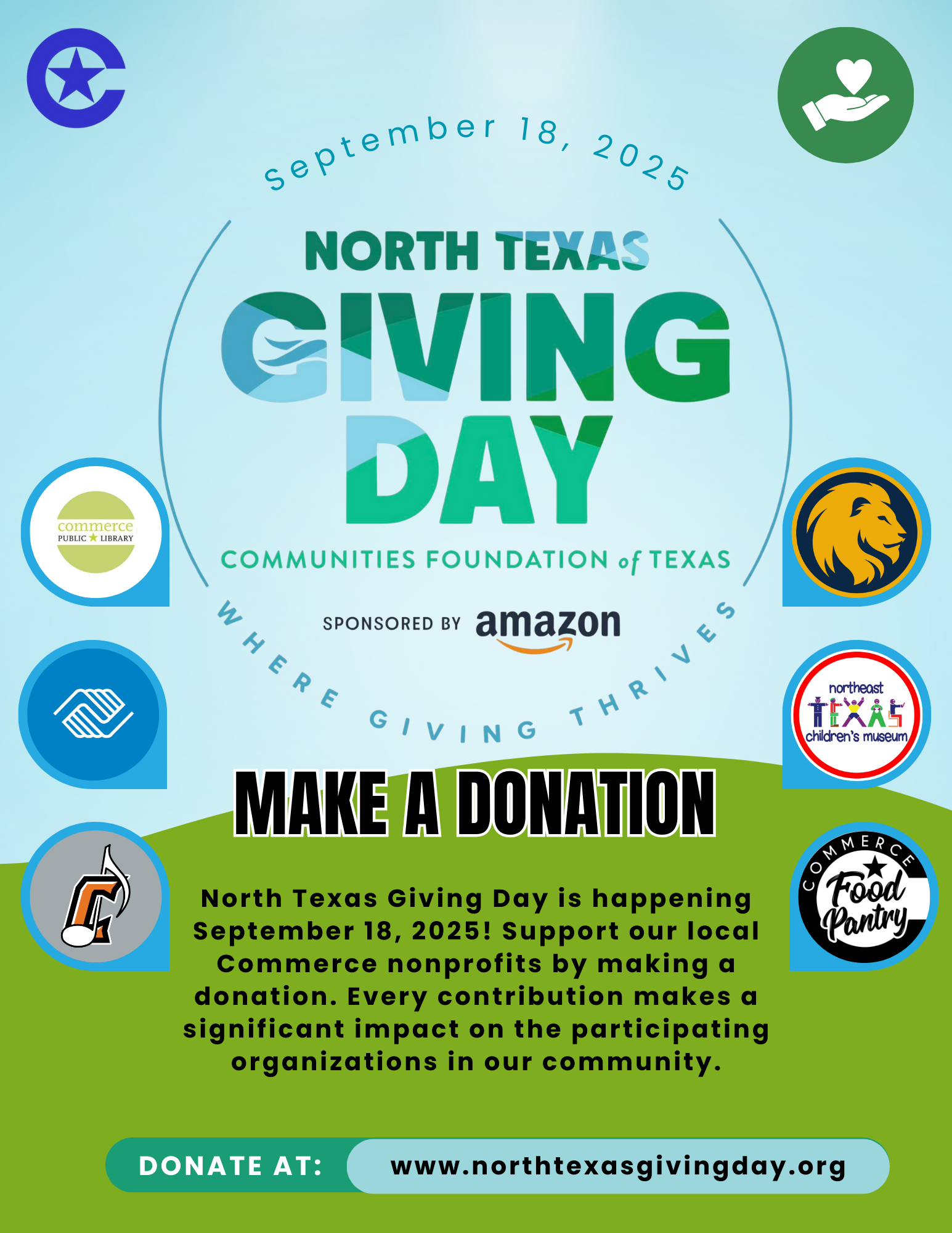 North Texas Giving Day | Commerce TX